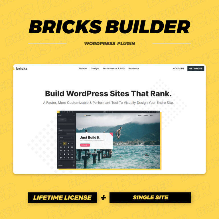 Bricks Builder with Original License Key (Lifetime updates)